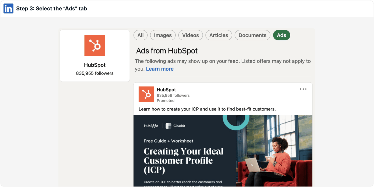 How to view competitors’ display ads on Facebook and LinkedIn