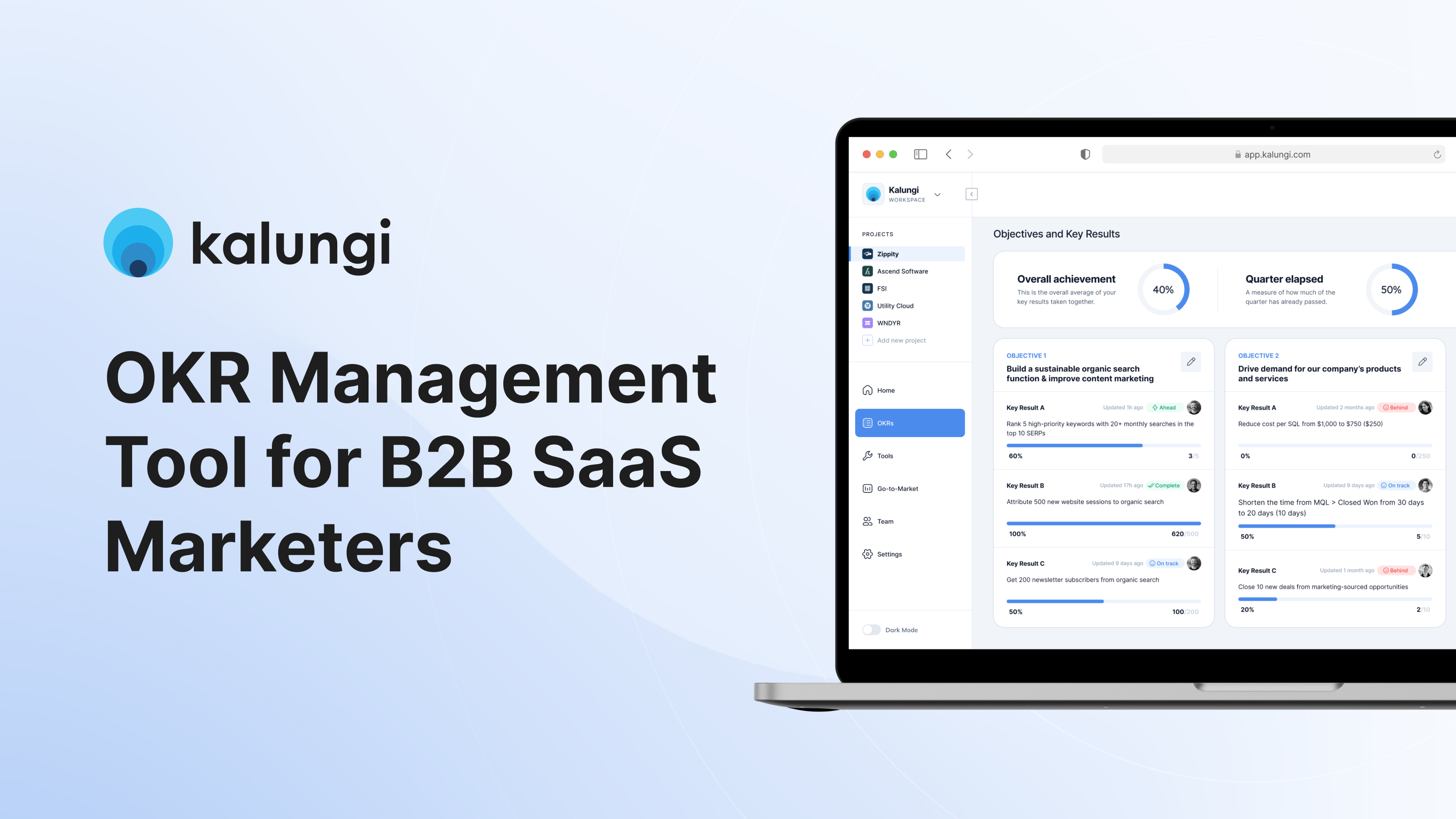 Kalungi | OKR Management Tool for B2B SaaS Marketers | Pricing